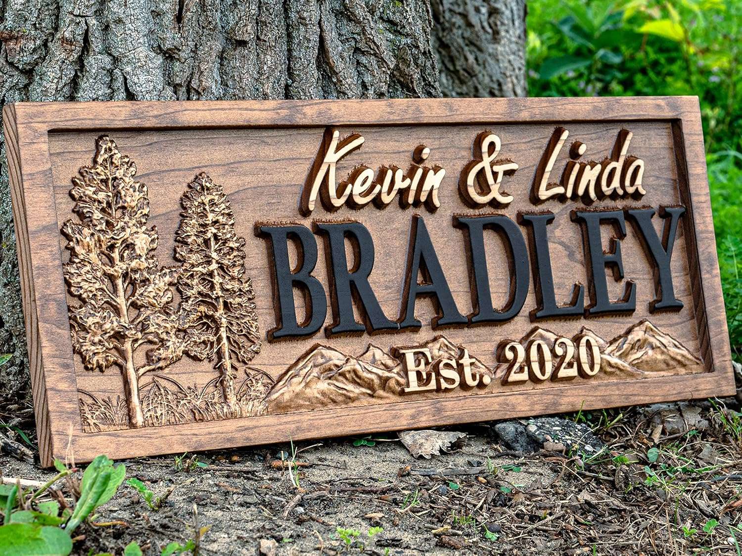 Custom Cabin Sign | Personalized Wood Sign | Cabin Decor | Mountain ...